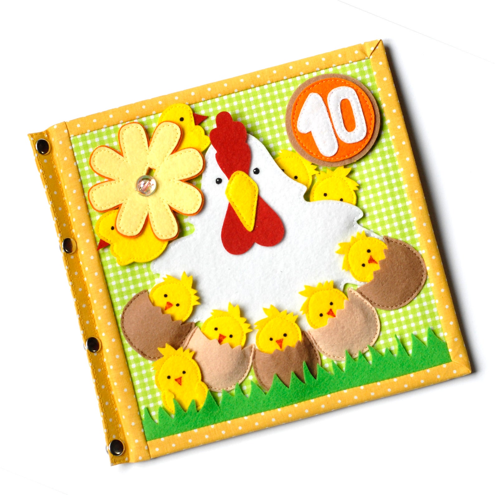 Quiet Book lets Count From 1 to 10 Educational Toy for 1 - Etsy