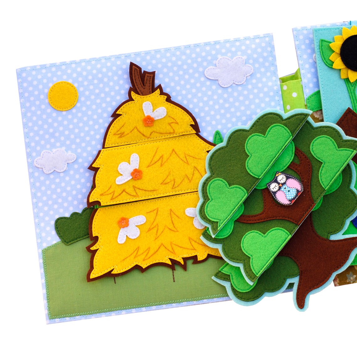 Quiet Book About Farm and Animals Nature Quite Book Felt | Etsy