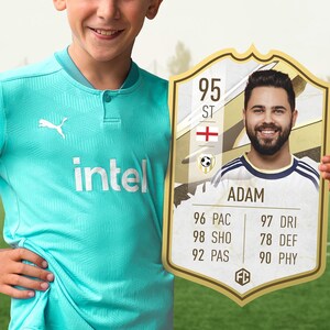 Personalised FIFA Card Football Gift ICON Father's Day FIFA 23 Football ...