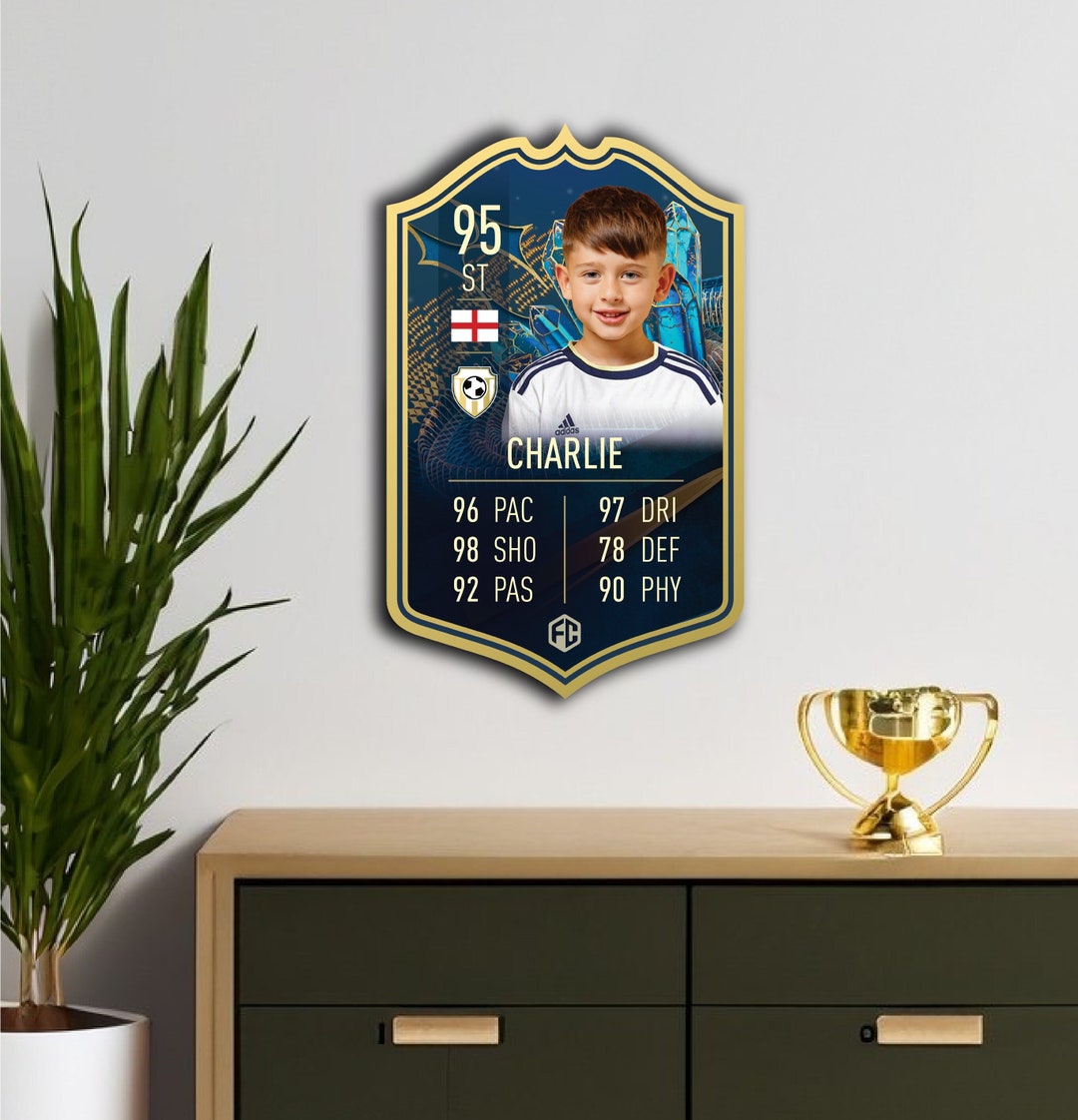 Personalised FIFA Card Football Gift TOTS Ultimate Team - Etsy UK