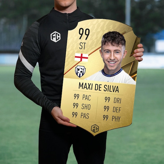 Personalised FIFA Card Football Gift GOLD Ultimate Team - Etsy