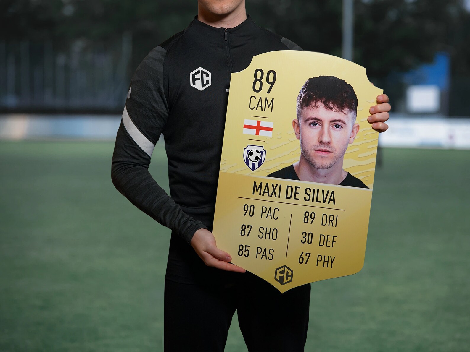 Personalised FIFA Card GOLD Ultimate Team 21 Custom Plastic | Etsy