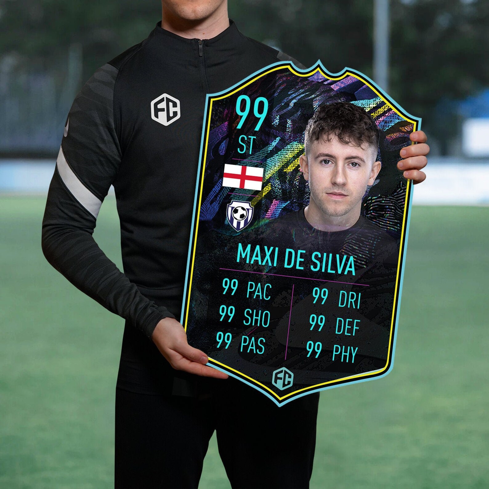 Personalised FIFA Football Card FUTURE STARS Ultimate Team | Etsy