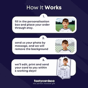 Personalised FIFA 24 Card Football Gift GOLD Ultimate Team EAFC 24 ...