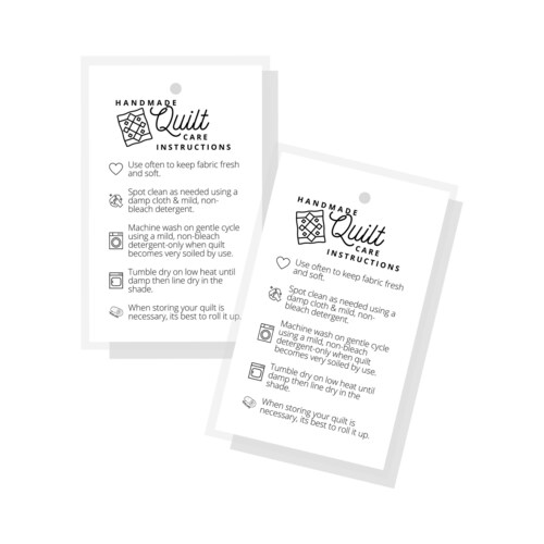 Quilt Care Card | Etsy