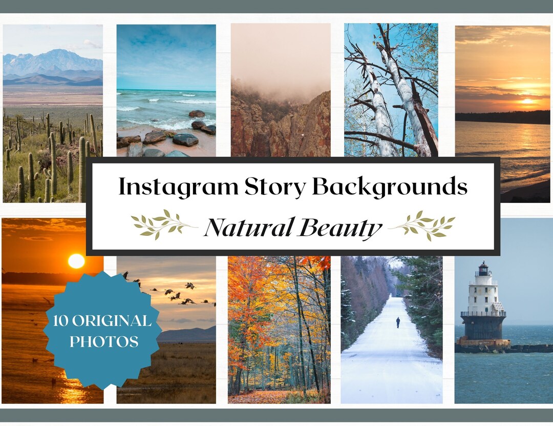 10 Instagram Story Backgrounds | Nature Instagram Backgrounds | IG ...