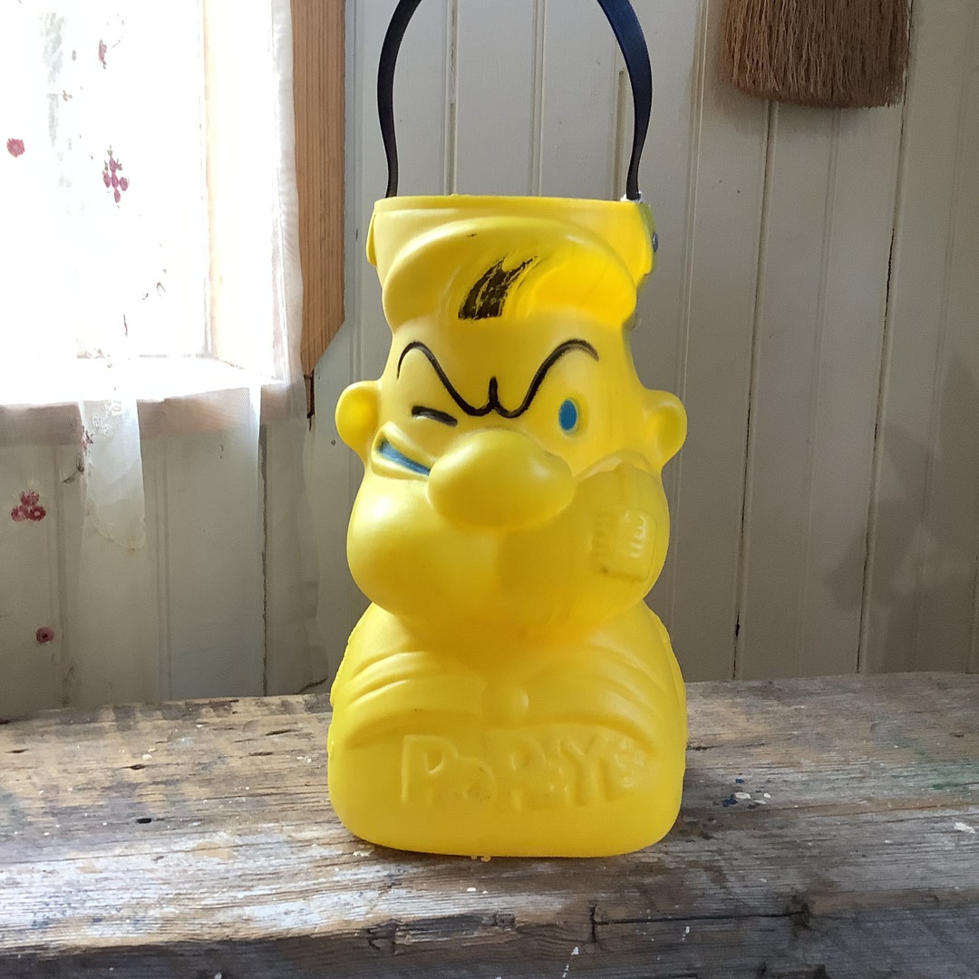 A Vintage 1960-70s AJ Renzi Yellow Plastic Popeye the Sailor Man ...
