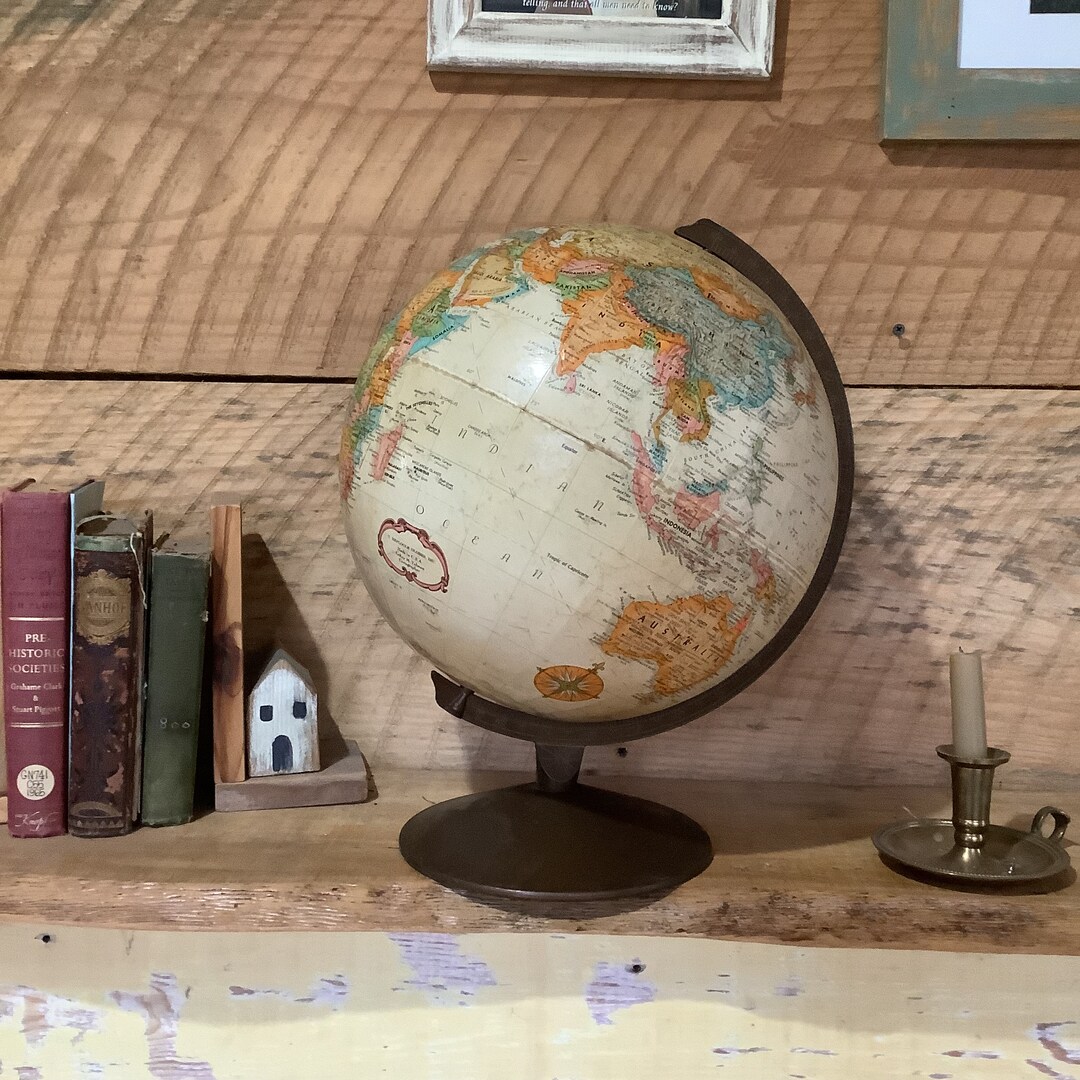 Vintage Replogle 12 Inch world Class Globe Spinning Globe for Your ...