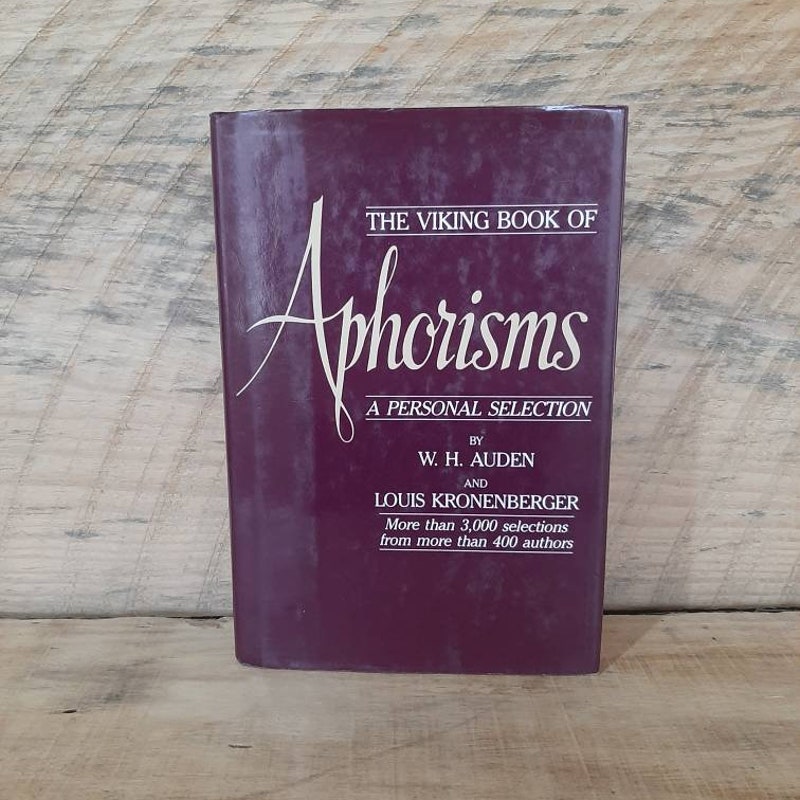 Aphorism - Etsy