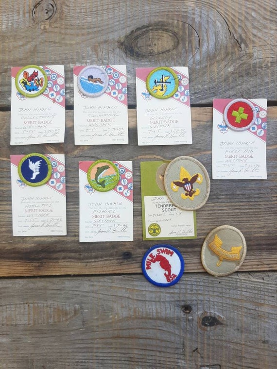 9 vintage boy scouts - Gem