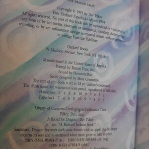 A Friend for Dragon- by Dav Pilkey- 1994- the Dragon Tails- Scholastic ...