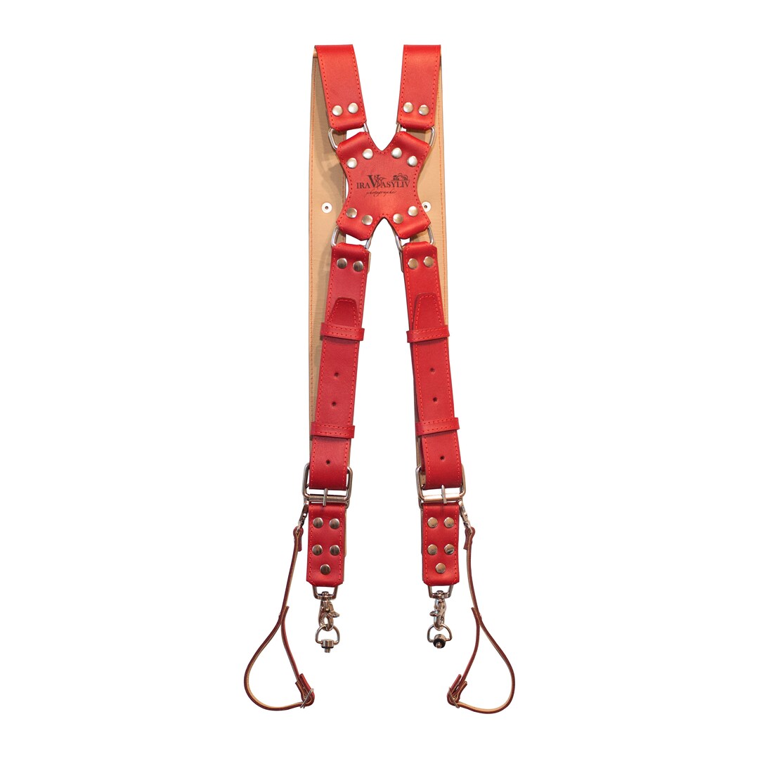 Dual Camera Strap Personalized Photographer Gift Leather Camera Harness ...