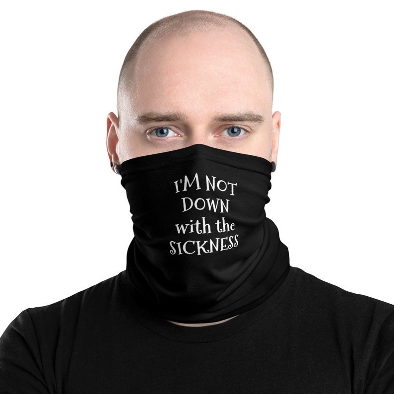 NOT DOWN With the SICKNESS Disturbed Mask Reusable Face Mask - Etsy
