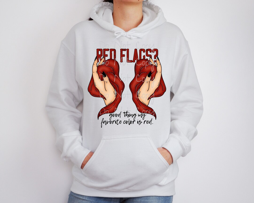 Red Flags, Favorite Color is Red, Booktok, Spicy Book, DTF Transfer - Etsy