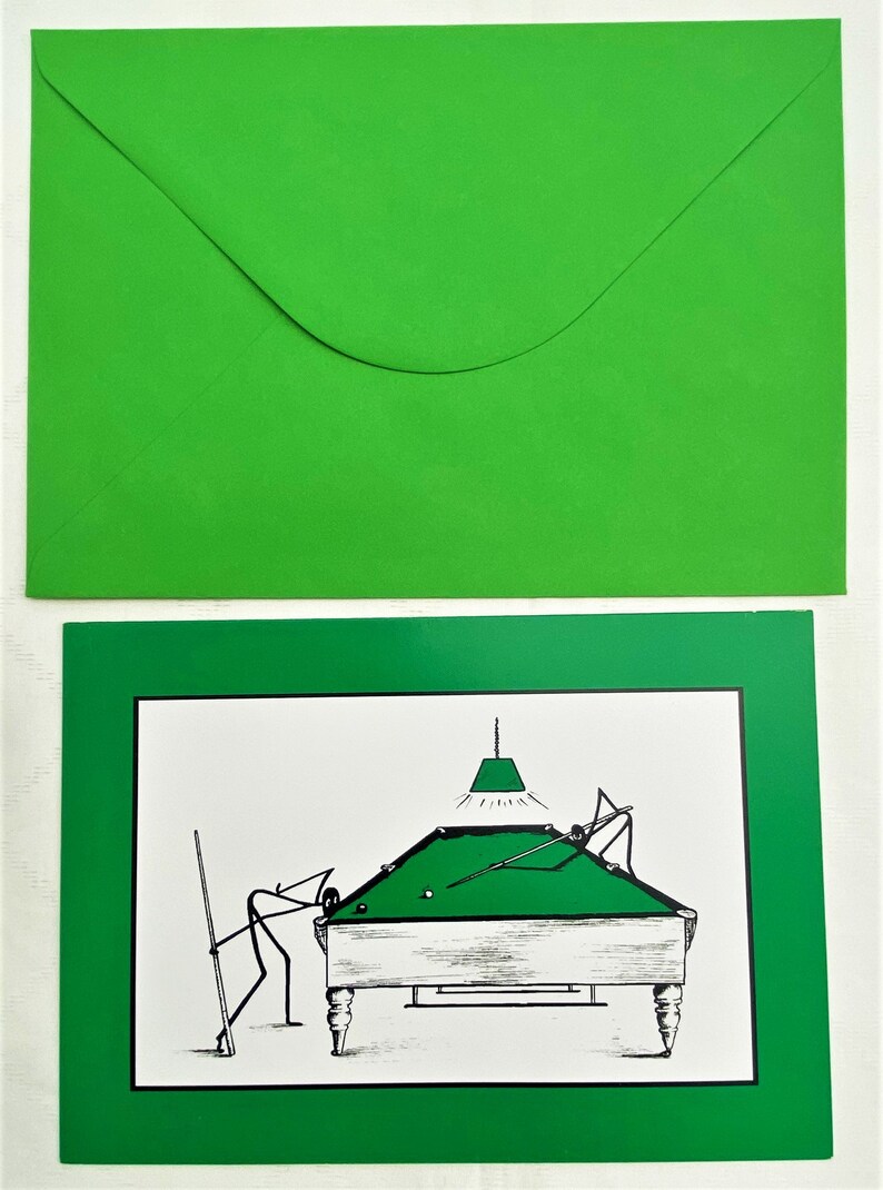 Snooker Greeting Birthday Card Pool Player - Etsy.de