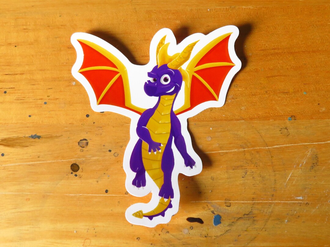 Spyro the Dragon Vinyl Sticker - Etsy