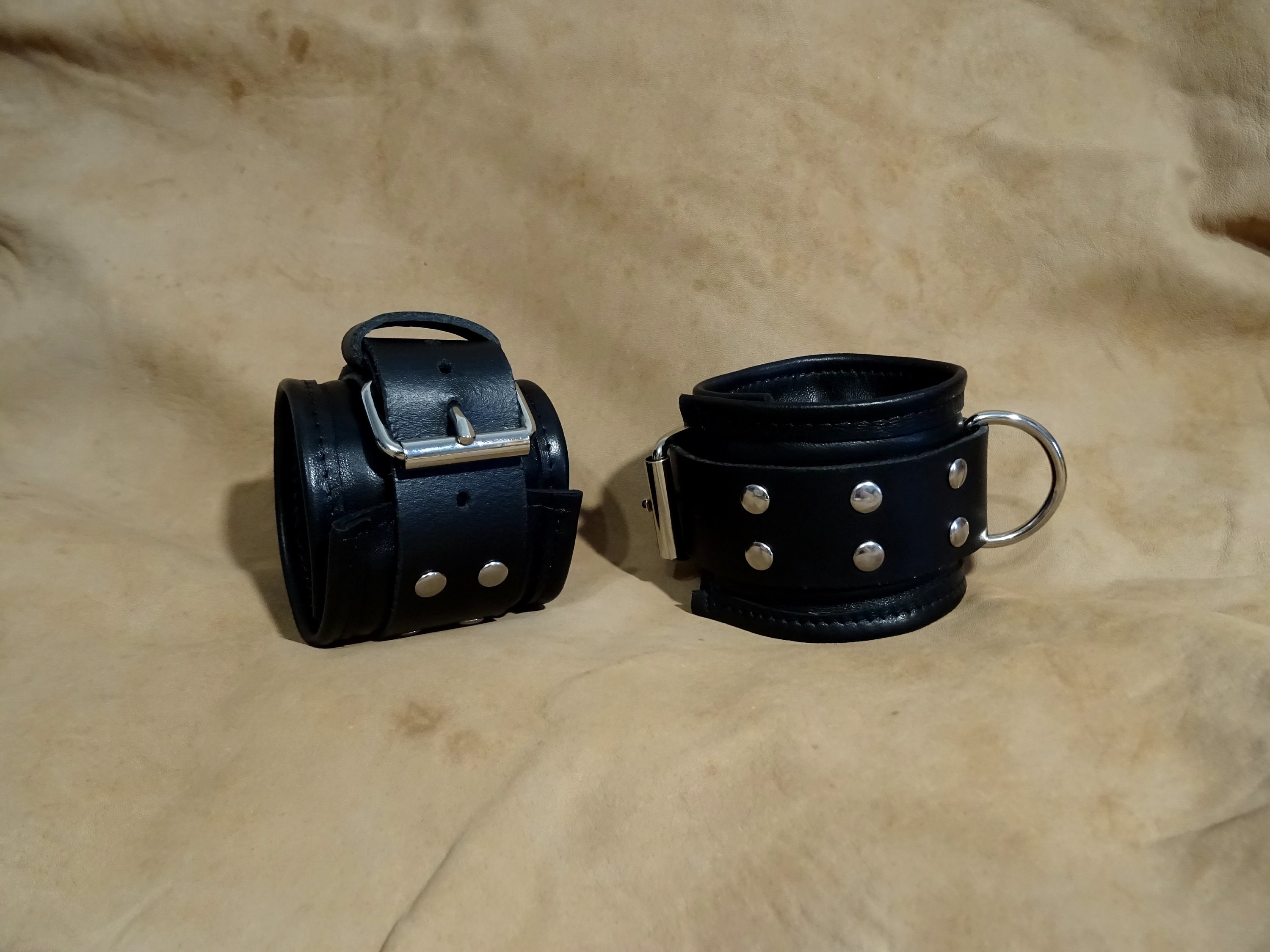 Fessel Iapetos D-Ring Handcuff Footcuff Leder | Etsy