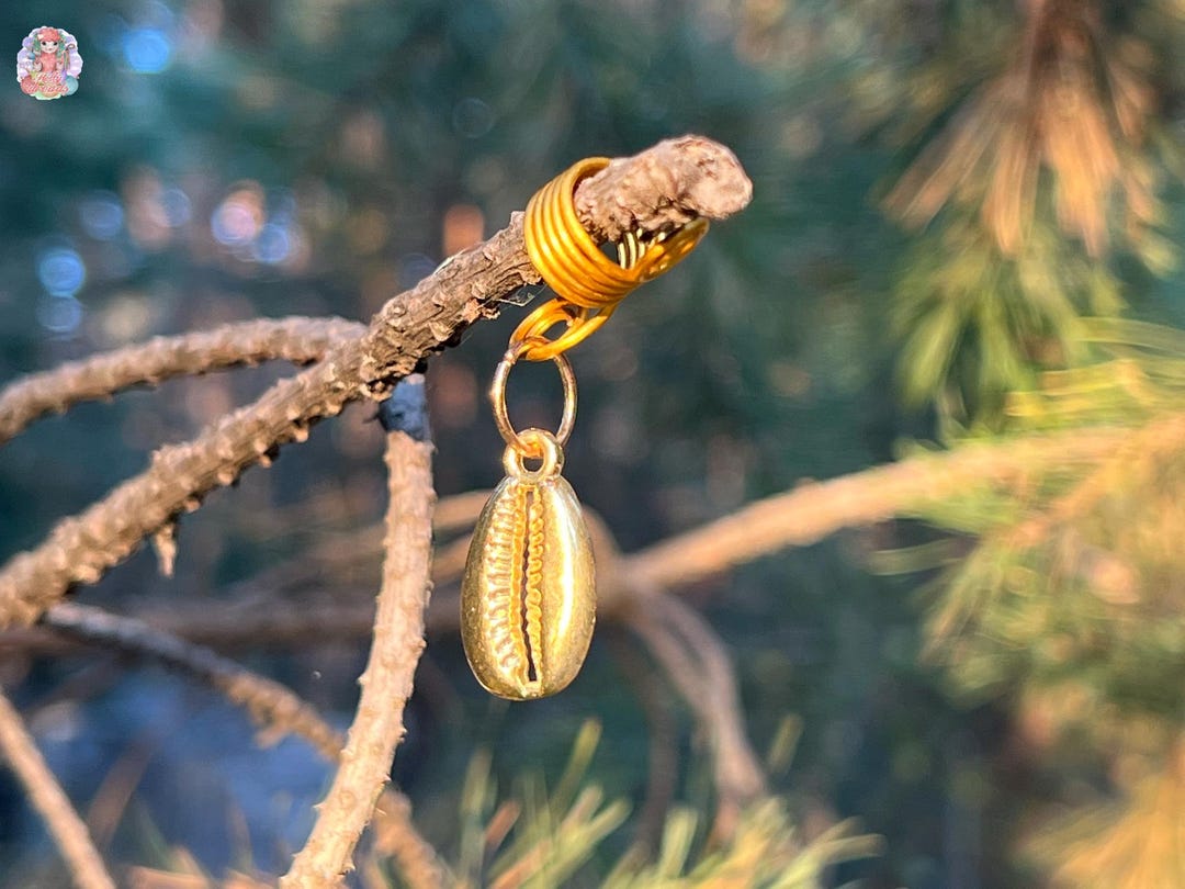 Beads for Dreadlocks, Braid Metal Color Gold Shell Sea Ocean Hair ...