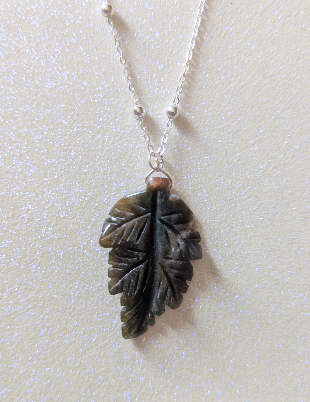 Hobbit Leaf India Agate Stacking Layering Healing Crystal - Etsy