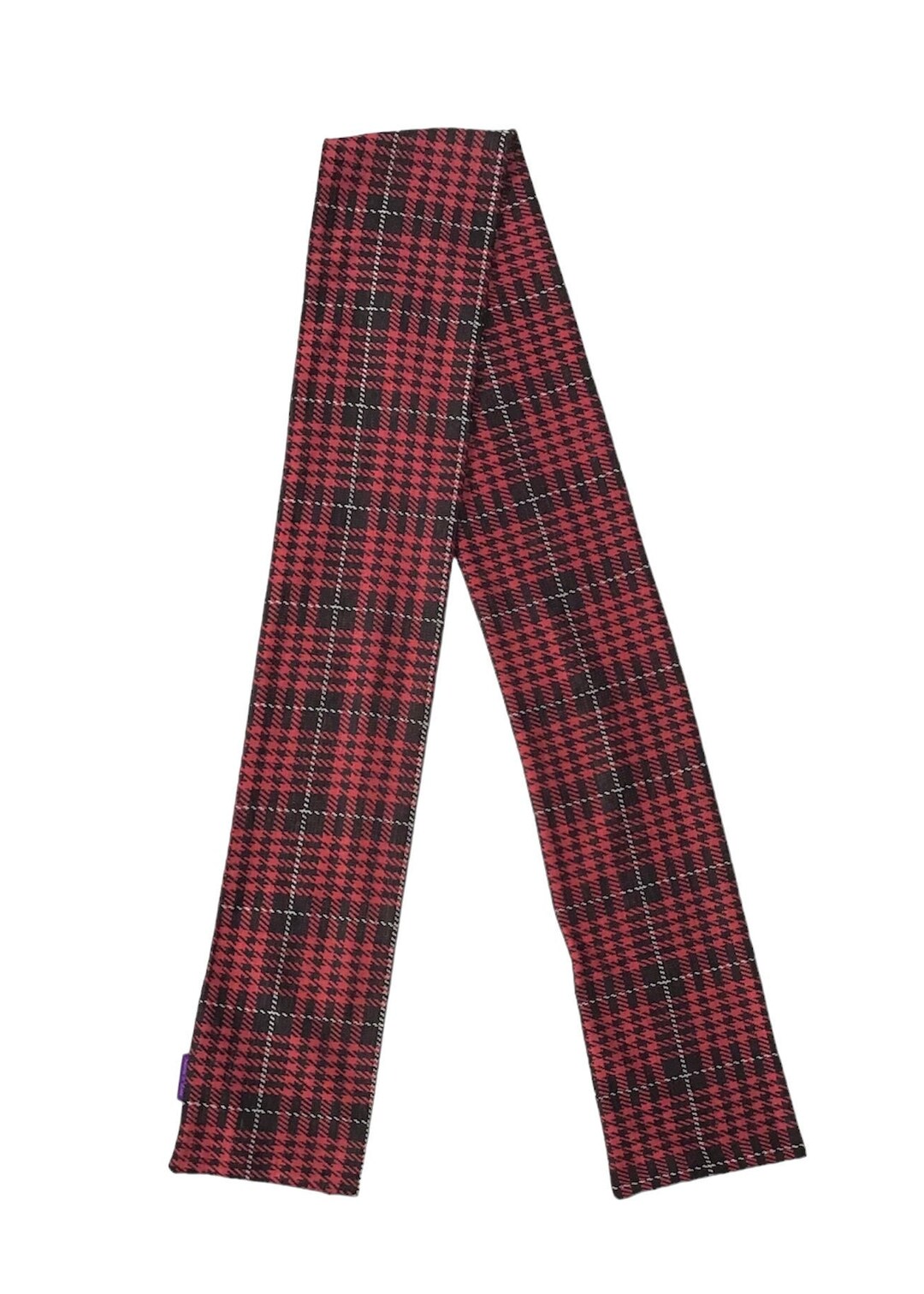 Beautiful Red Houndstooth Pattern Scarf - Etsy