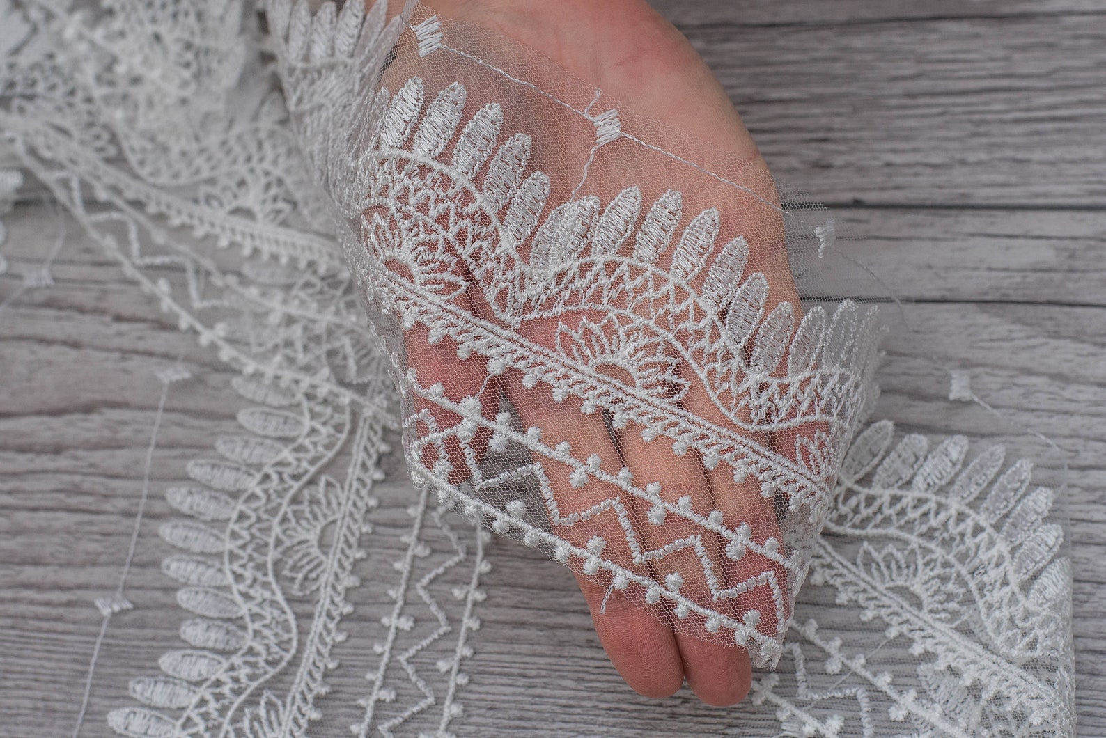 Boho Wedding Dress Lace Trim Elegant Lace Trim for Bridal - Etsy