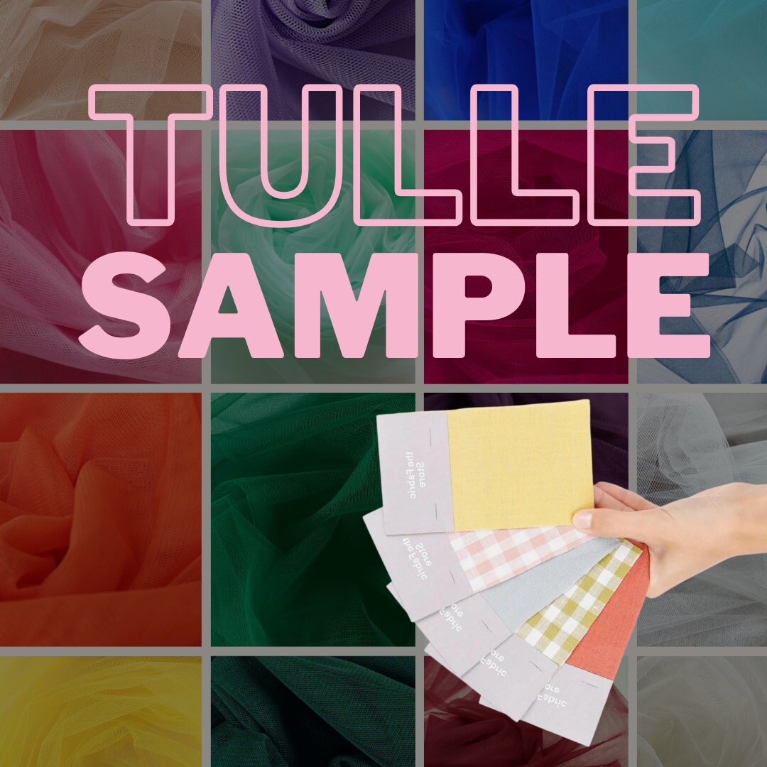 TULLE SAMPLE - Etsy