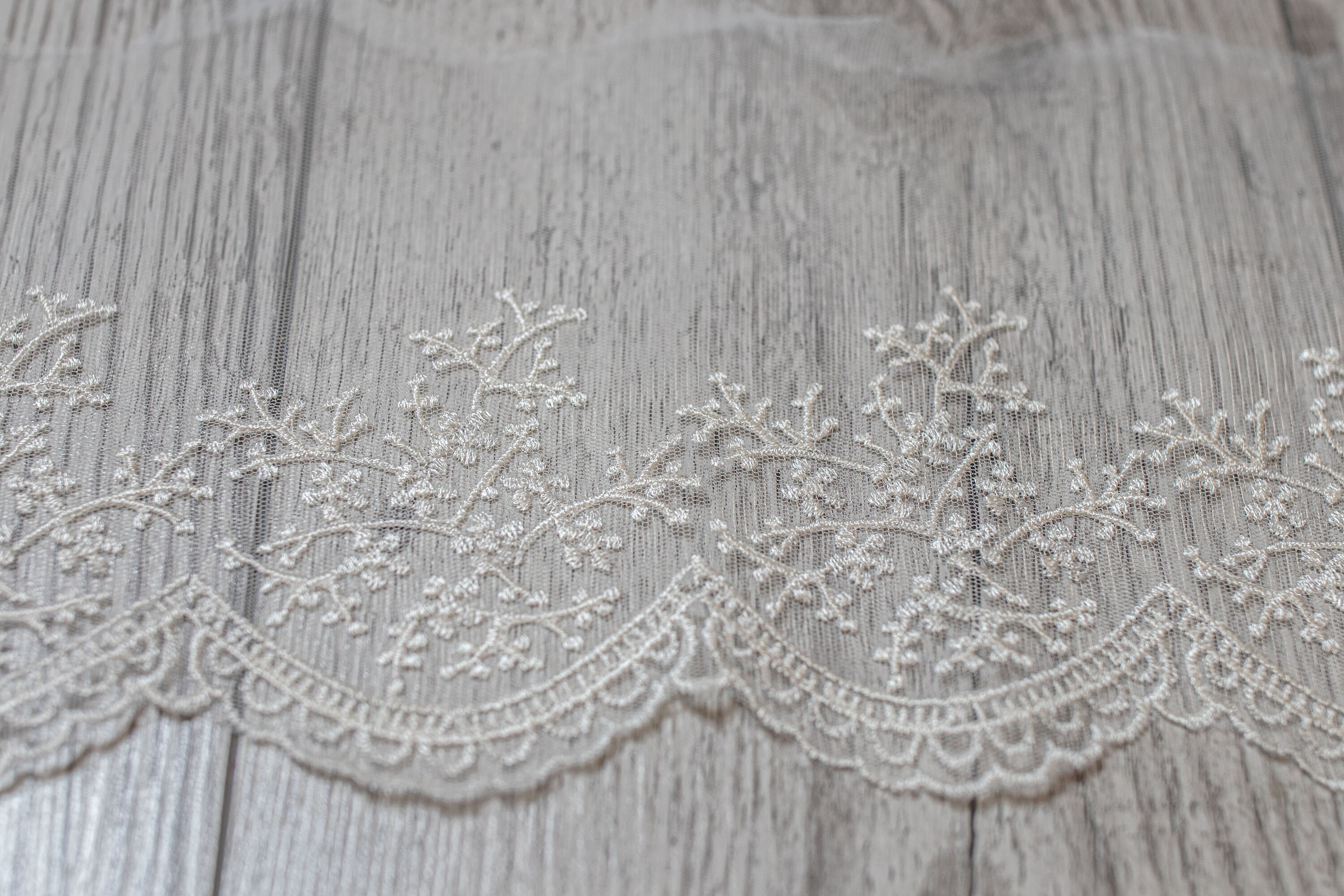 Lace trimming white floral lace trim alencon trimming ivory | Etsy