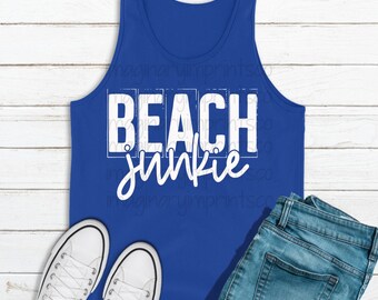 Beach Screen Print | Etsy