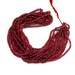 Natural Red Spinel-smooth Plain 3mm Rondelle Beads-strands Handmade ...