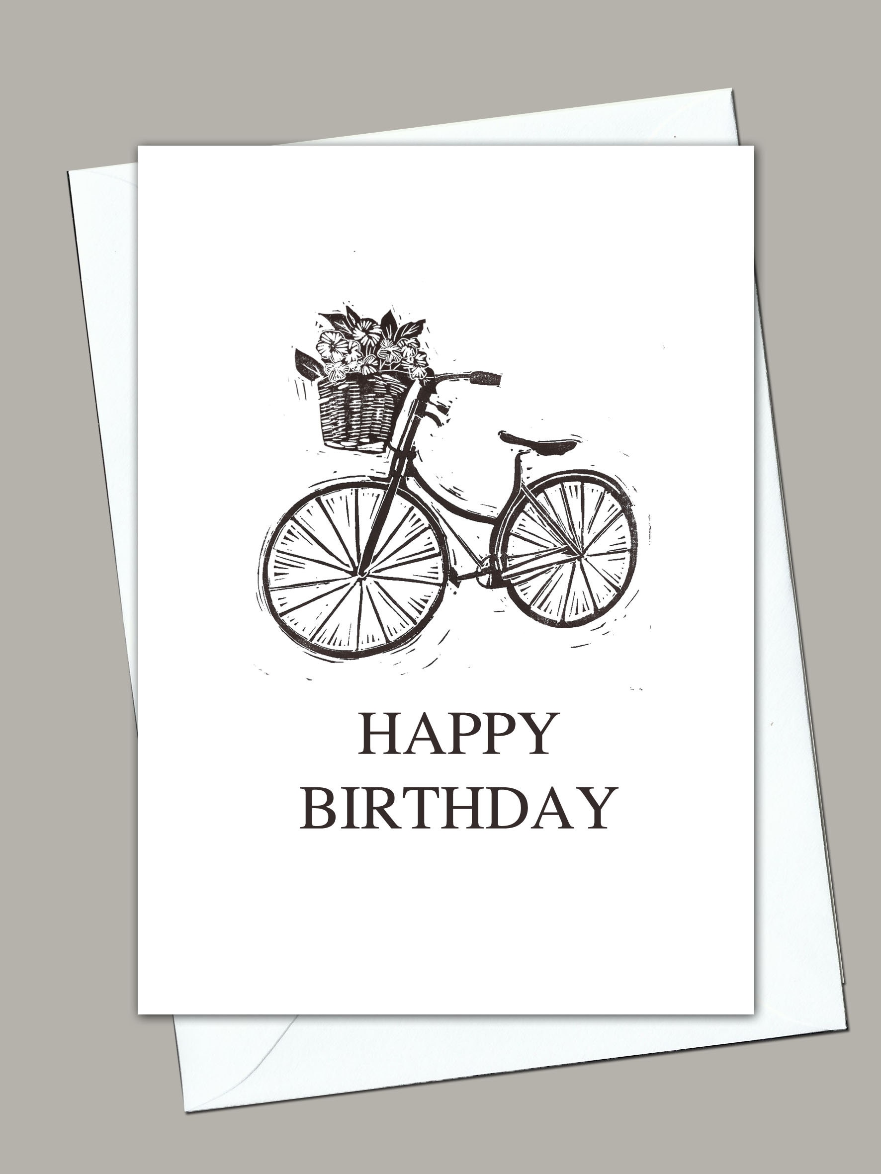 Happy Birthday Vintage Bicycle