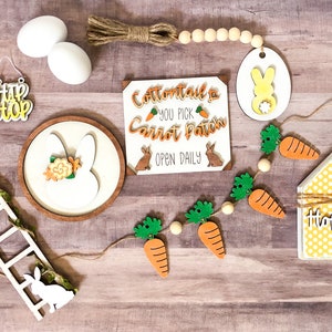 6 Piece Spring/easter Decor Bundle, Holiday Decoration Set, Multi ...