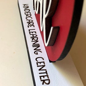 Personalized Apple Name Plate, Teacher Name Plate, Back to School ...