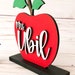 Personalized Apple Name Plate, Teacher Name Plate, Back to School ...