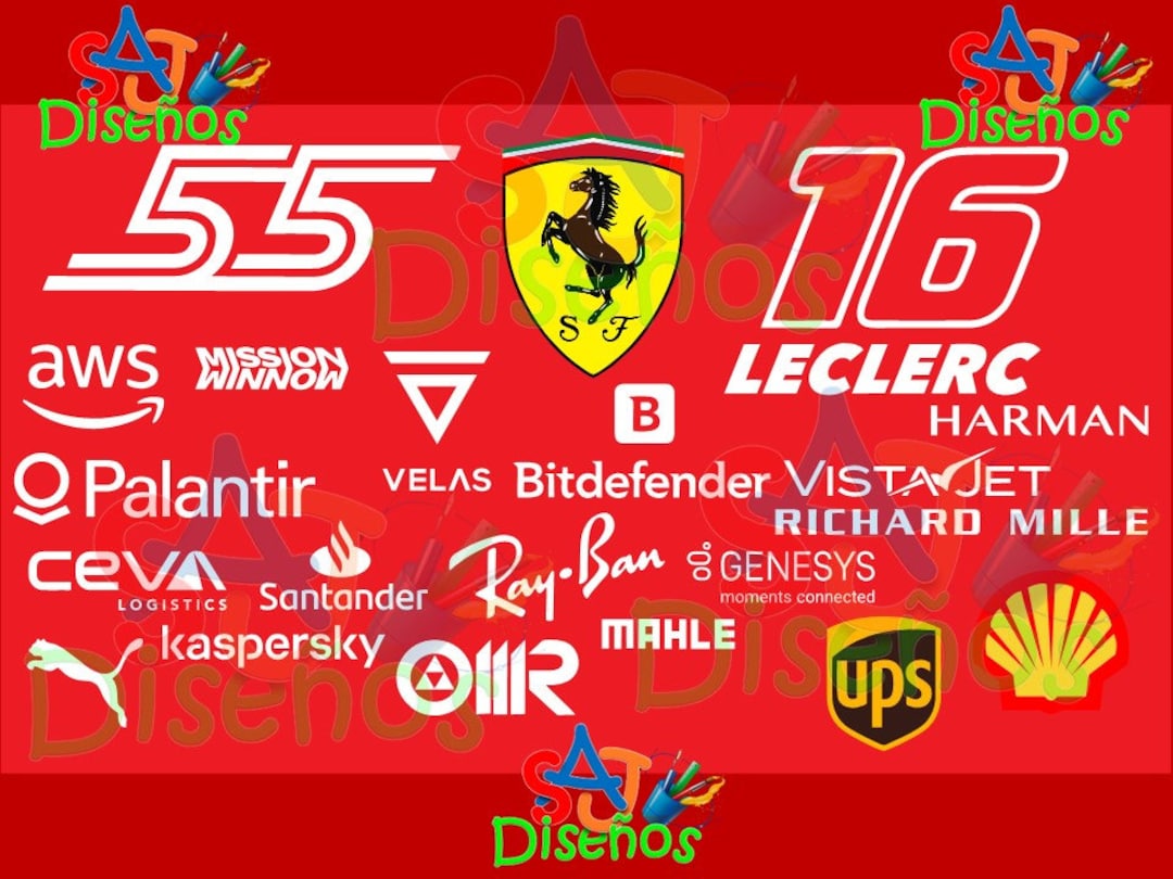 Ferrari F1 Logos - Etsy