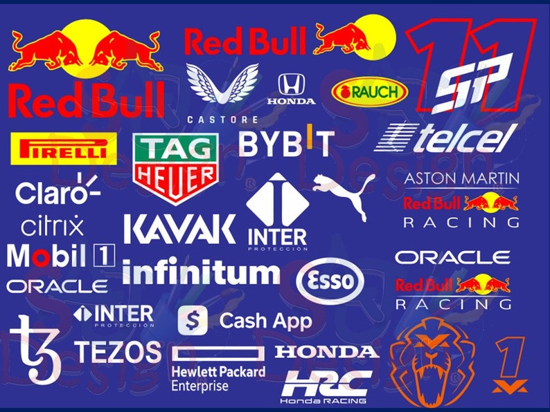 Redbull F1 Logos - Etsy