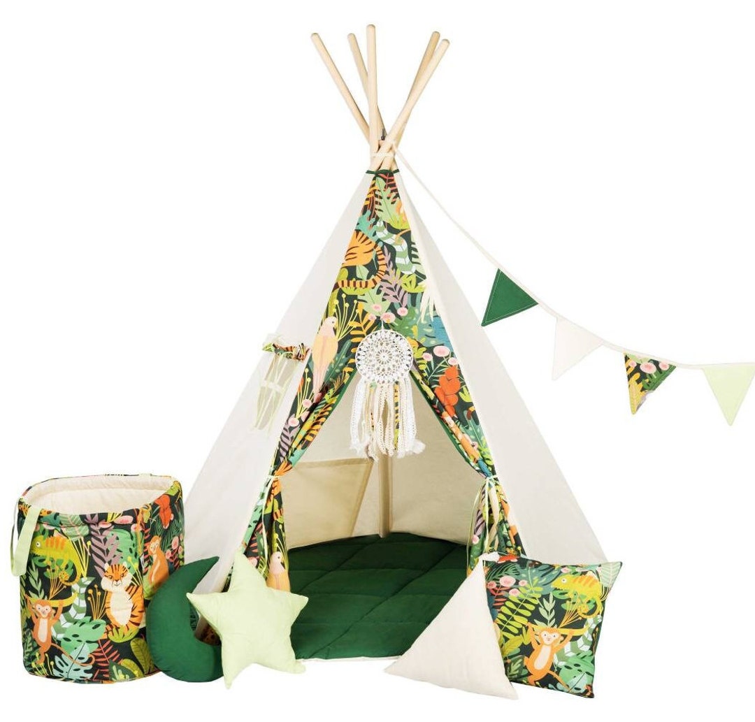 Large Kids Teepee Kids Teepees Teepees for Kids Teepees Kids Teepee Tent Kids Tipi Teepee Mat ...