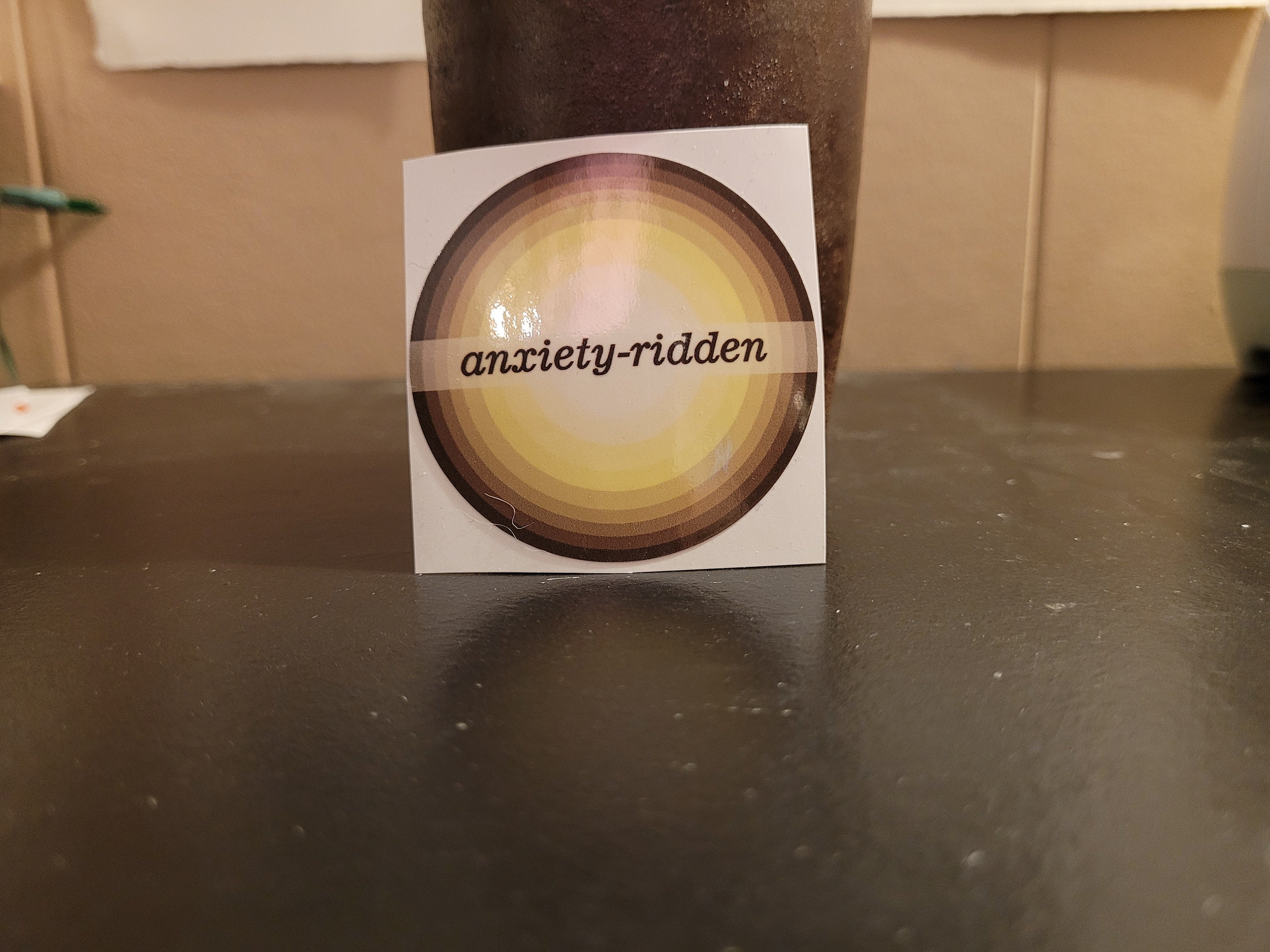 Anxiety Ridden Decal | Etsy