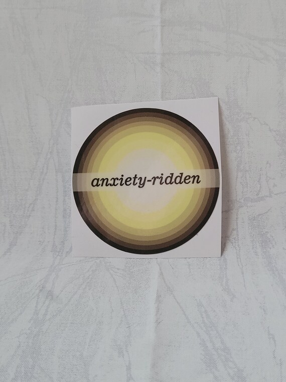 Anxiety Ridden Decal | Etsy