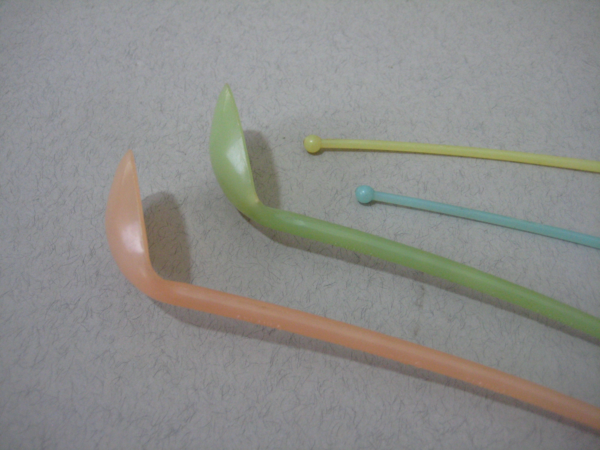 1960's or 1970's, Tupperware Iced Tea Spoons and Forks Long Handled ...