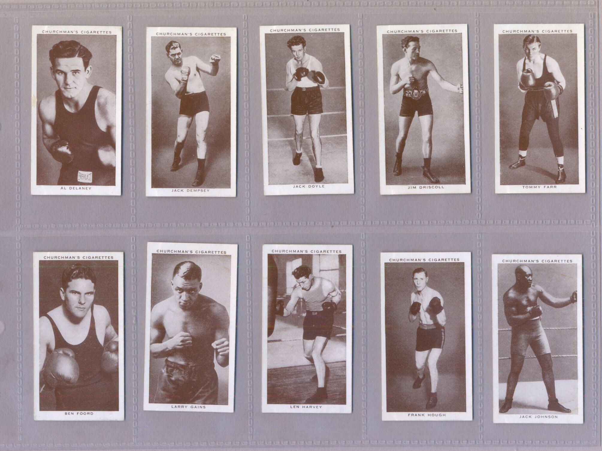 Boxing Personalities 1938 Churchman's Cigarette Cards 50 Original Cards ...