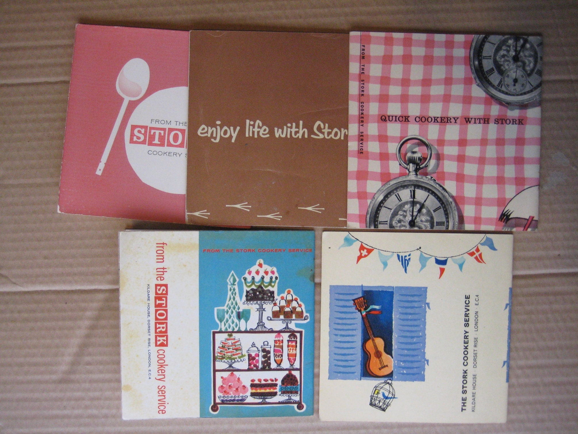 Stork Margarine Recipe Books. 1960's 5 Recipe Books. - Etsy UK