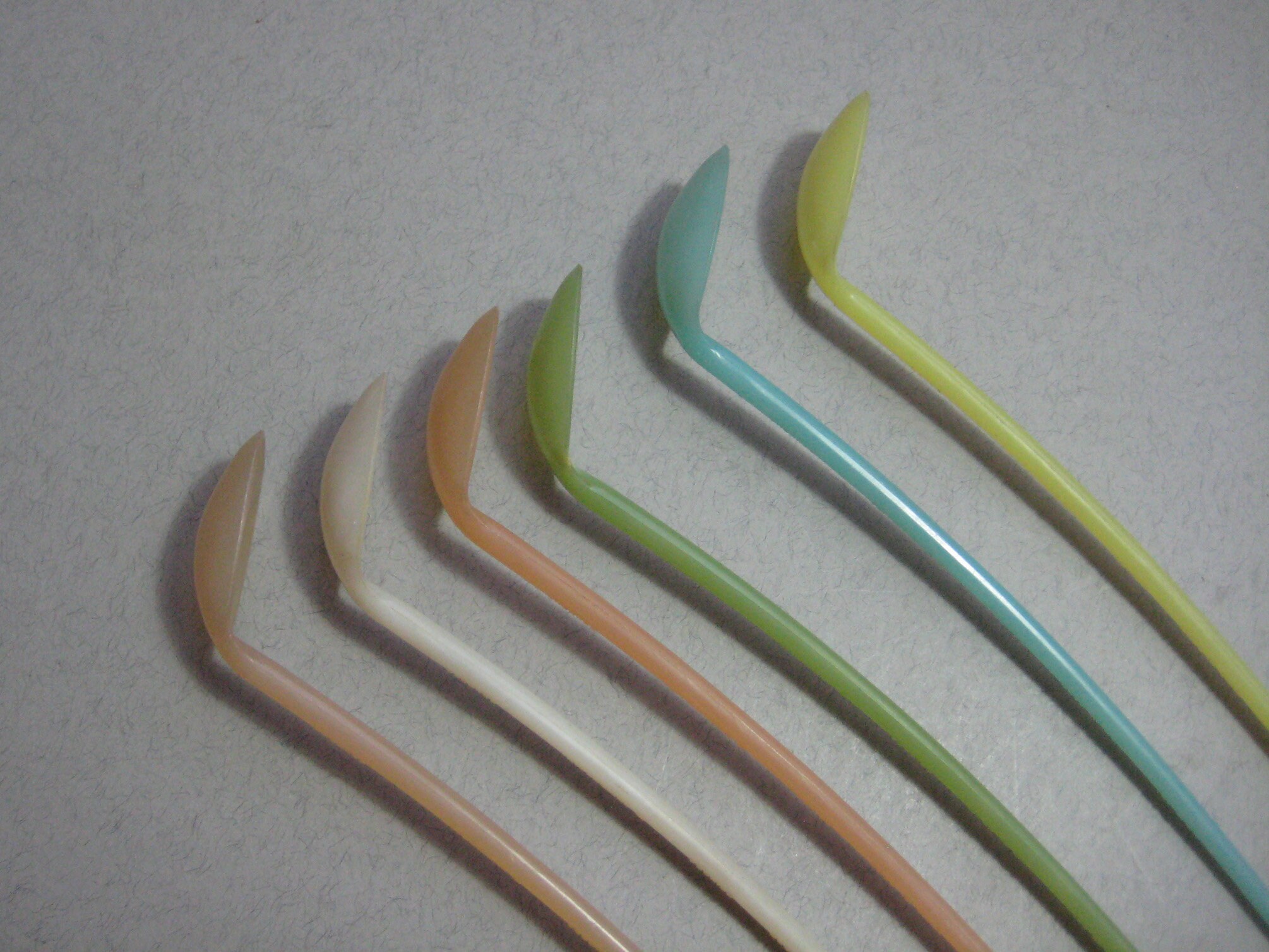 1960's or 1970's, Tupperware Iced Tea Spoons and Forks Long Handled ...