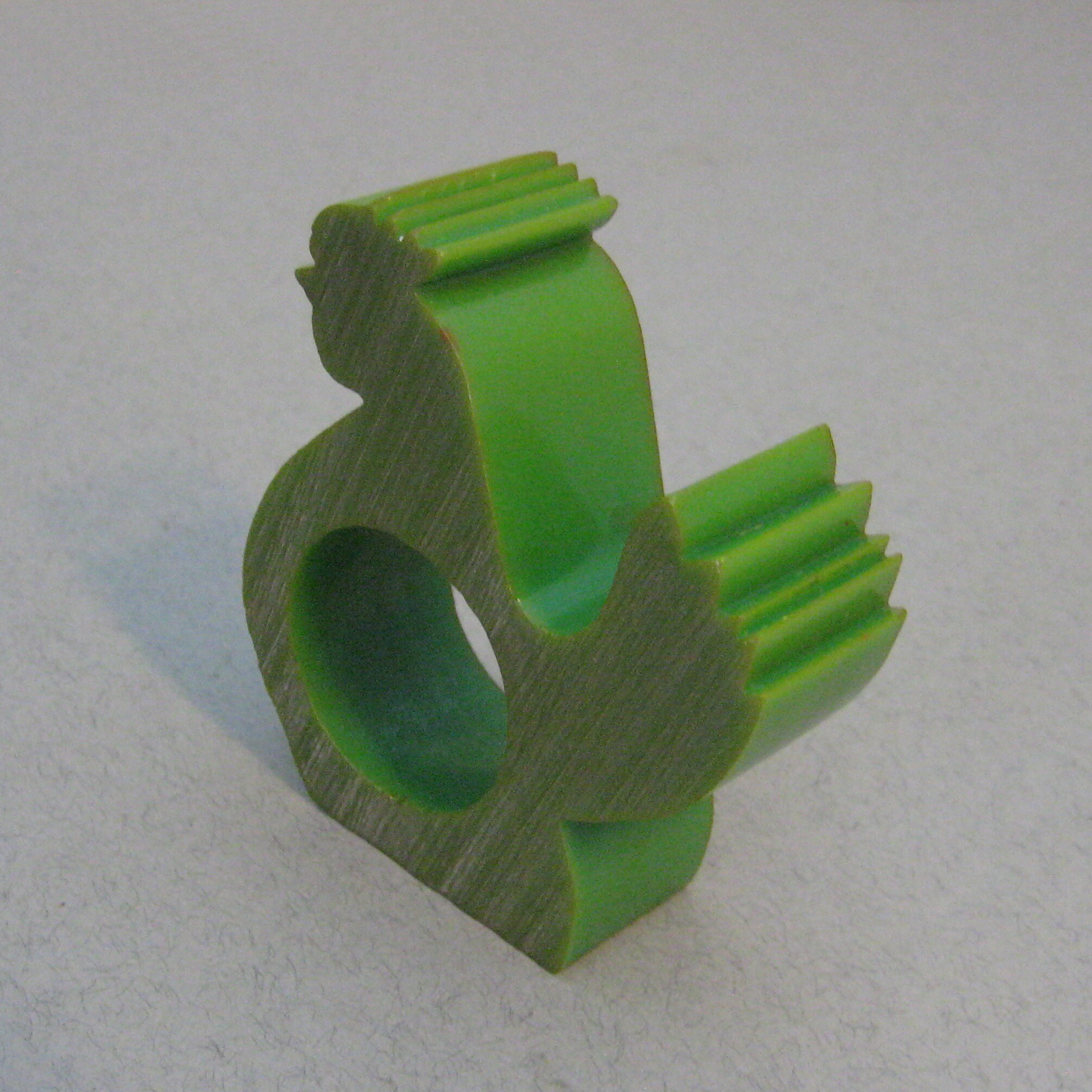 1940's Chicken Shaped Bakelite Napkin Ring Extra Thick - Etsy