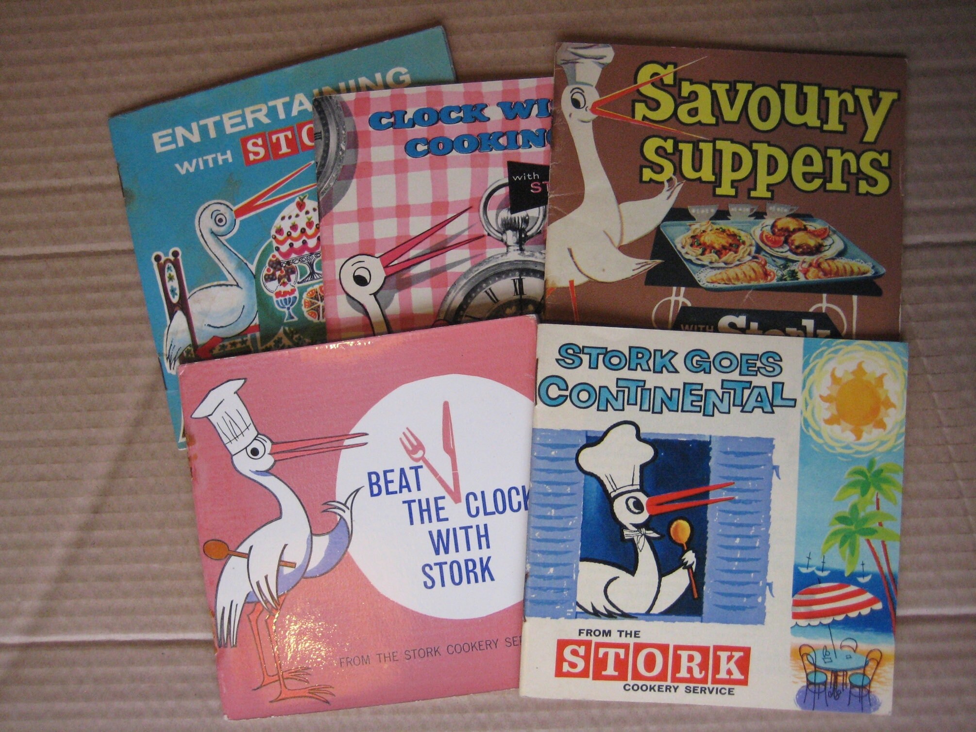 Stork Margarine Recipe Books. 1960's 5 Recipe Books. - Etsy UK