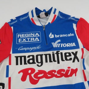 Vintage 80s 90s Tommaso Made in Italy Magniflex Rossin Pro Team Cycling ...