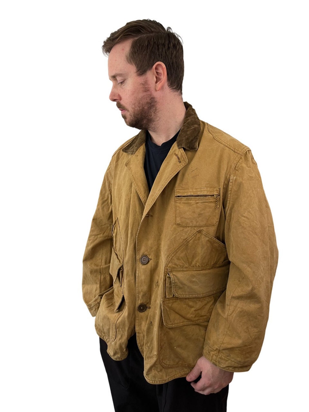 Vintage 1950s Sears Field Master Men's Upland Game Hunting Jacket Size ...