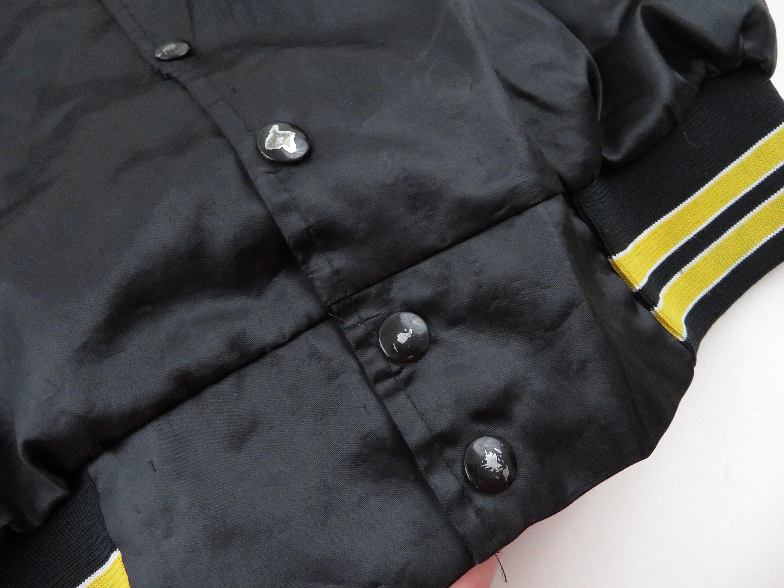 Vintage Hartwell Men's WW2 Us Army Bushmasters Bomber Satin Jacket Size ...