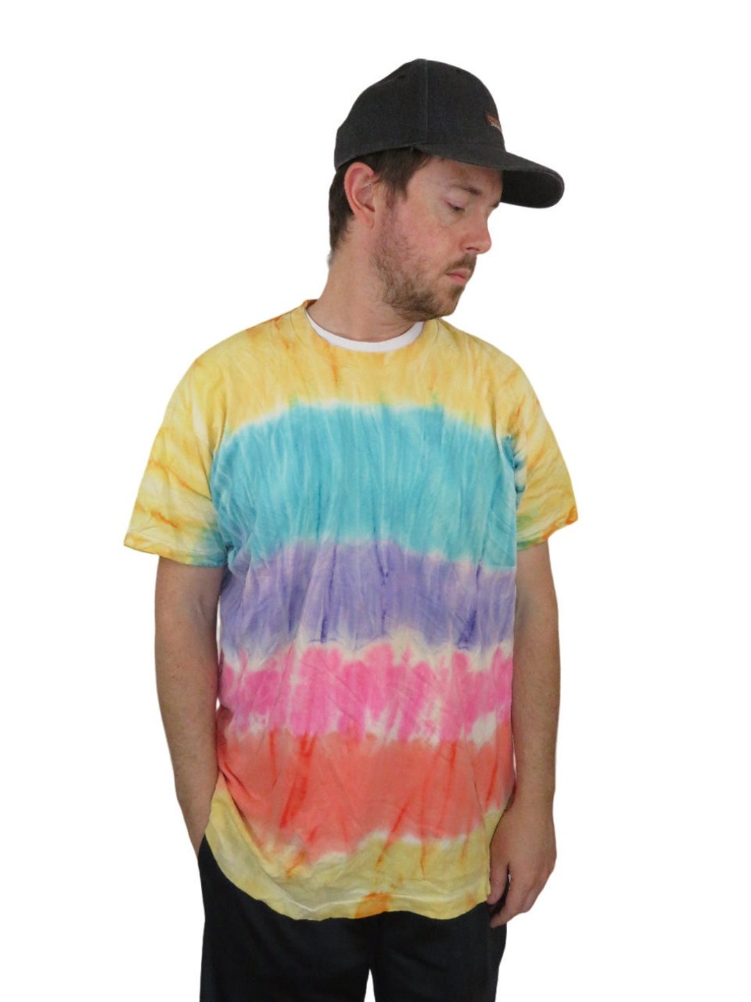 True Vintage 70s 80s Screen Stars Best Tie Dye T Shirt Mens XL 2XL XXXL ...