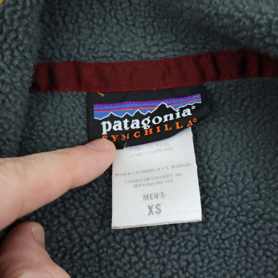 Vintage Y2K Patagonia Baggy Synchilla Fleece Snap-T P… - Gem