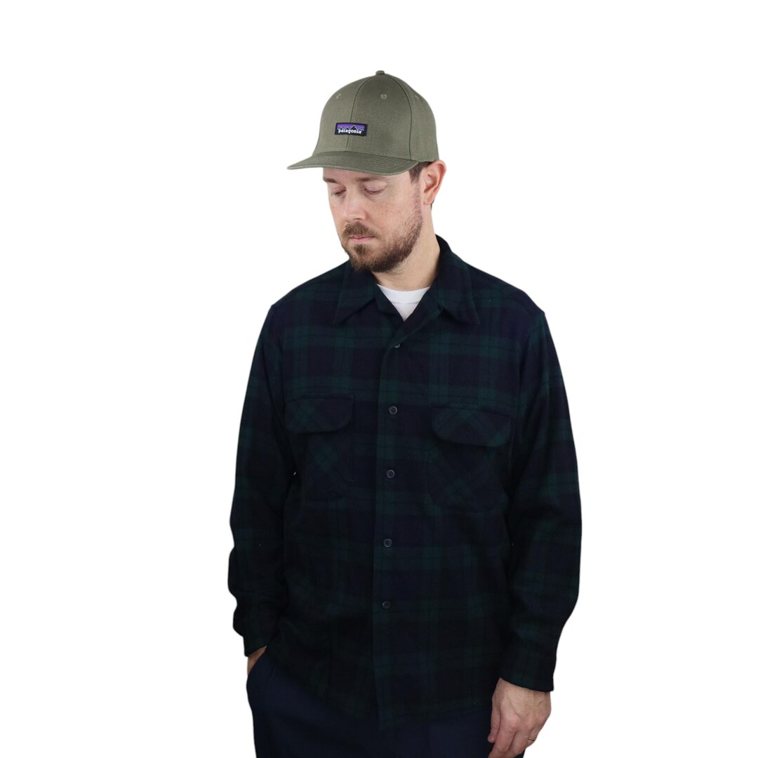 Vintage 70s 80s Pendleton Ombre Shadow Plaid Black Watch Wool Loop ...